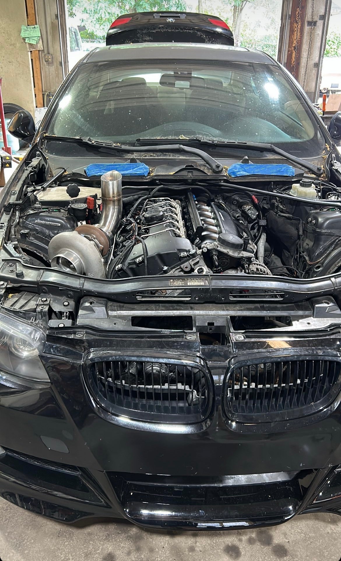 BMW 135/335/535 N54/N55 tear drop hood dump – JackFabrication